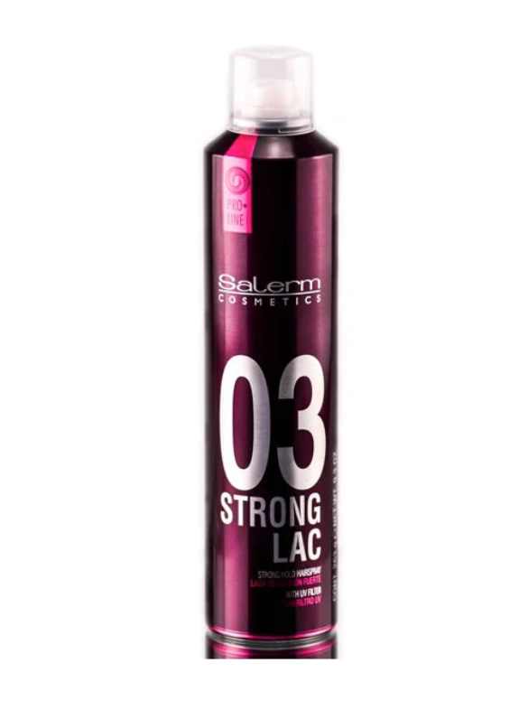 SaLerm 03 Strong Lac Strong Hold Hairspray 300ml/9.3oz – Saberprof