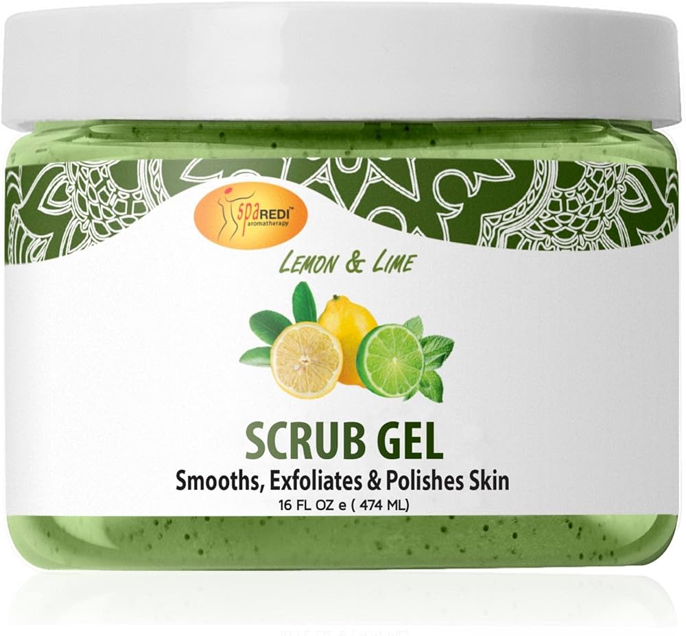 Spa Redi Pedi Scrub Gel Lemon & Lime 16oz – Saber Professional