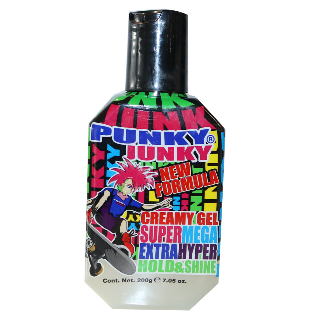 Punky Junky Creamy Gel White Super Mega Hold 7.05oz – Saberprof