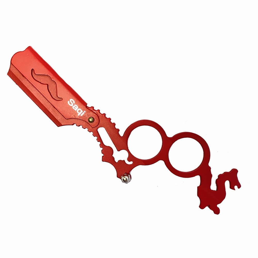 Saqi Barber Razor Swing Lock Dragon Red – Saberprof